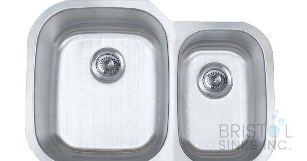B802 - Stainless Steel Double Bowl Kitchen Sink | Bristol Sinks