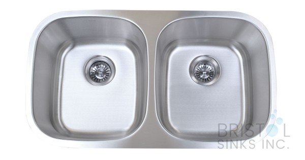 B805 - Stainless Steel Double Bowl Kitchen Sink | Bristol Sinks