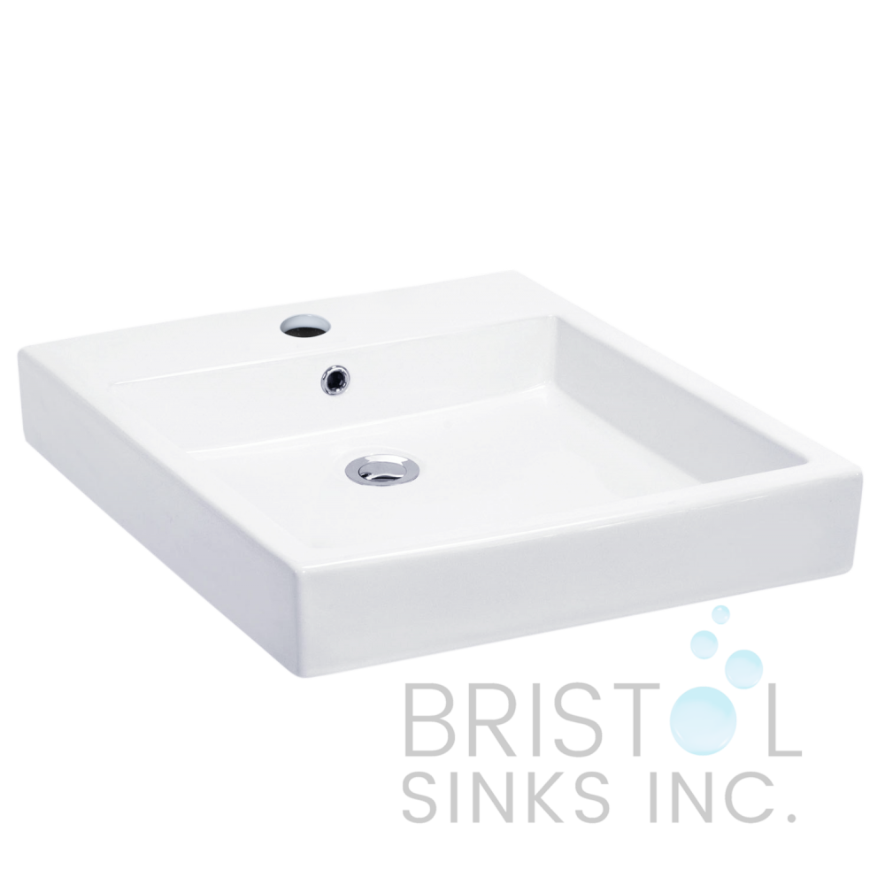 BV111 Square Vitreous China - Vessel Sink | Bristol Sinks