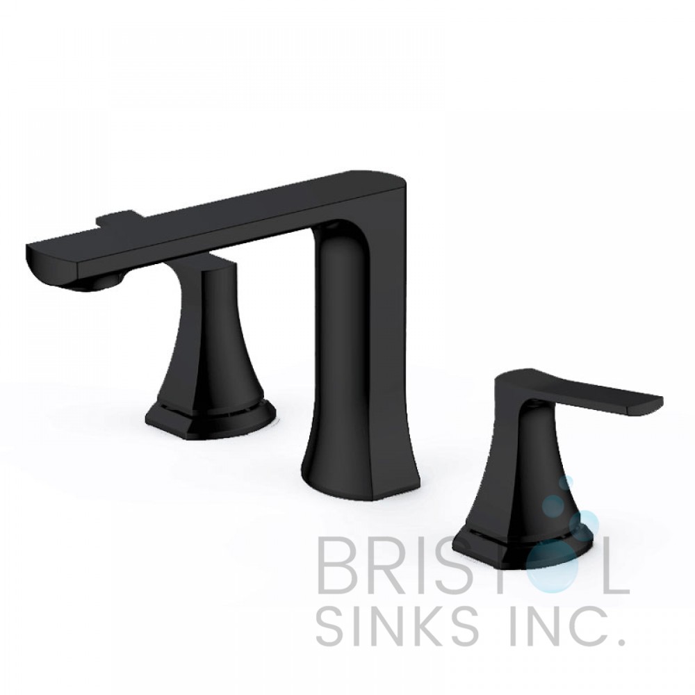 Villeta Widespread Vanity Faucet - Matte Black Finish